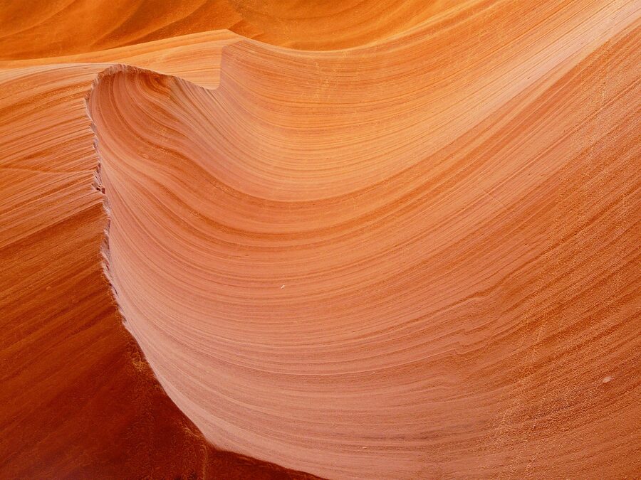 Lower Antelope Canyon sand gorge entrance Page Arizona