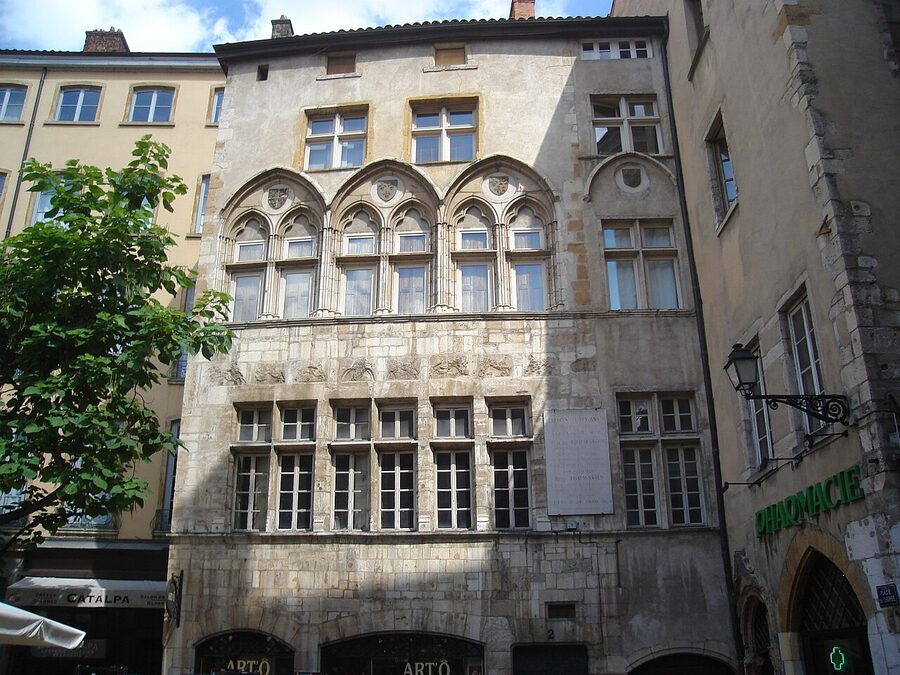 Maison Thomassin Renaissance facade Vieux Lyon
