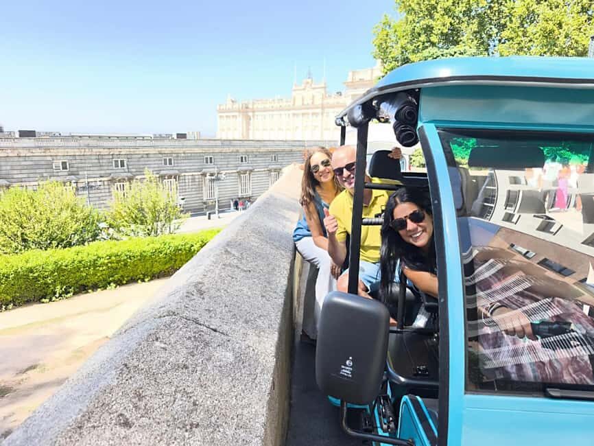Madrid: Tour with Tuk Tuk Zero: The Best of Madrid in 2h 15min - What Makes This Tour Special