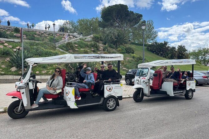 Madrid Tuk Tuk & Olé Experience  Private 1.5h Cultural Tour - The Sum Up