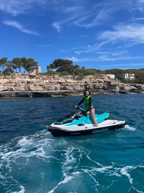 MALLORCA: JET SKI TO CALA MONDRAGÓ, CALA D'OR - The Itinerary in Detail