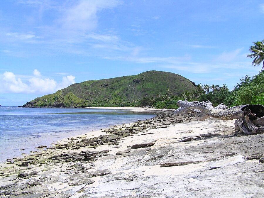 Mamanuca Islands view across calm water