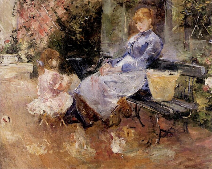 Berthe Morisot La Fable 1883 painting at Marmottan
