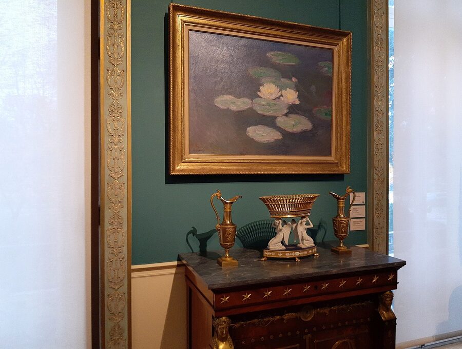 Interior gallery room at Musee Marmottan Monet Paris