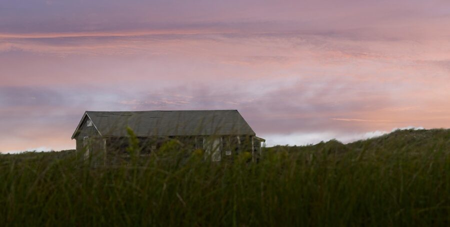 Katama beach scenery on Martha's Vineyard in Massachusetts
