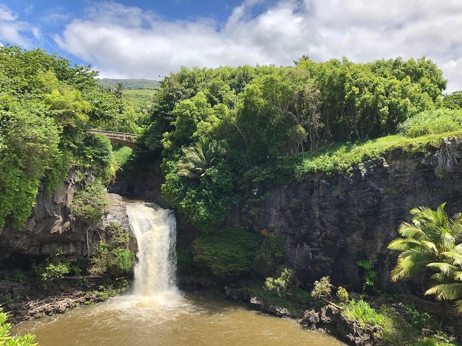 Oheo Gulch Seven Sacred Pools along the Road to Hana in Maui