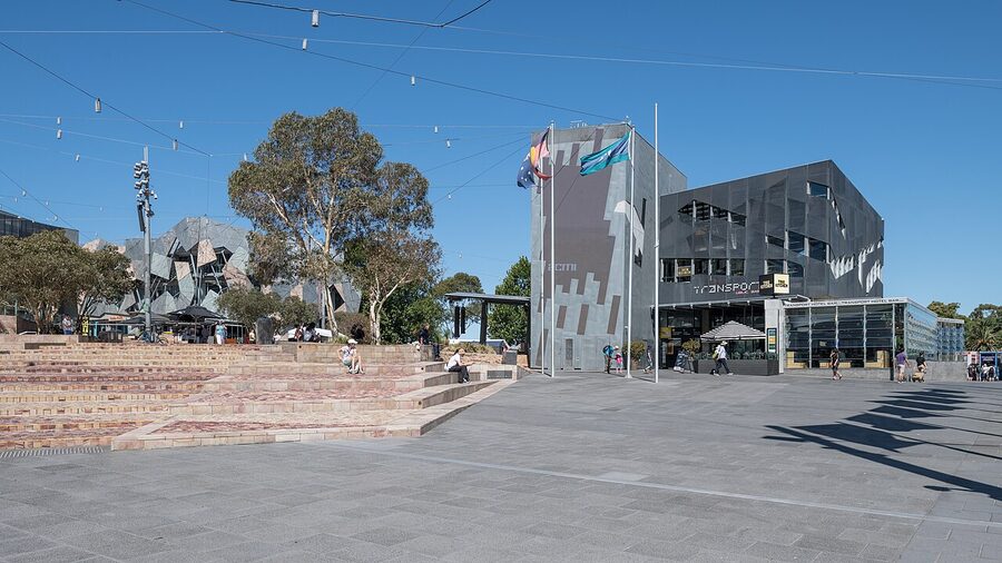 Federation Square Melbourne north view