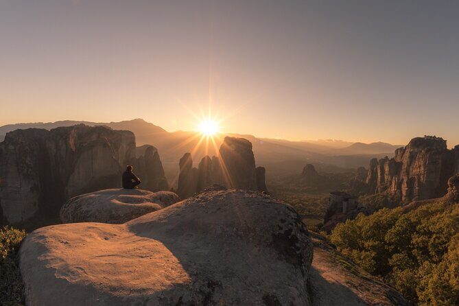 Meteora: Guided Sunset Tour with Monasteries and Caves Visit - Transportation & Group Size