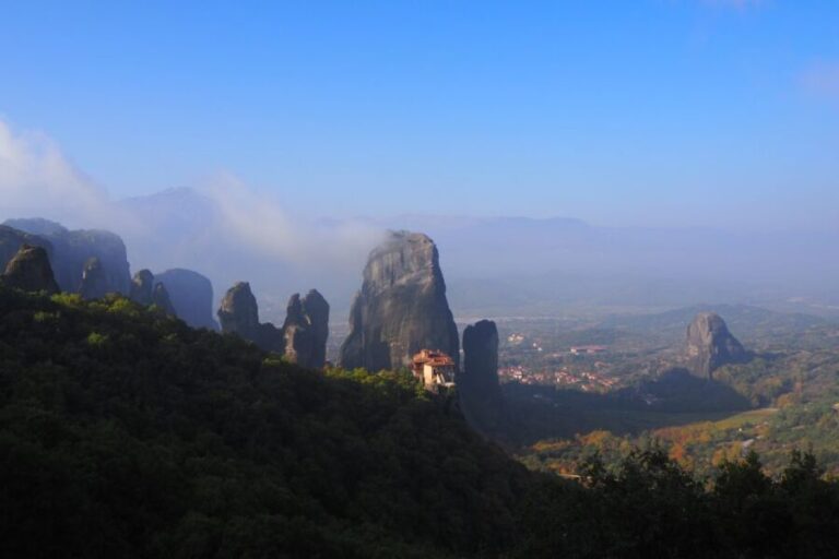 Meteora Monasteries Tour from Athens - Approaching Meteora: Awe-Inspiring Natural Beauty