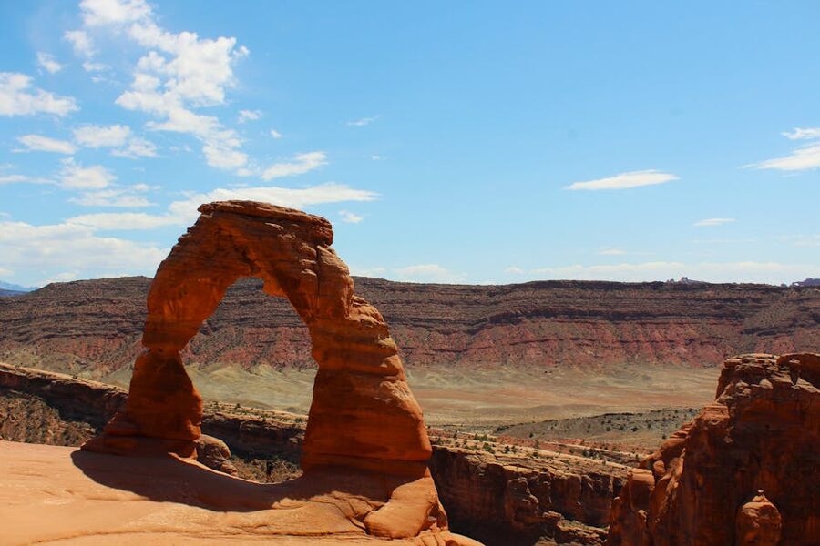 Delicate Arch in Arches National Park near Moab Utah