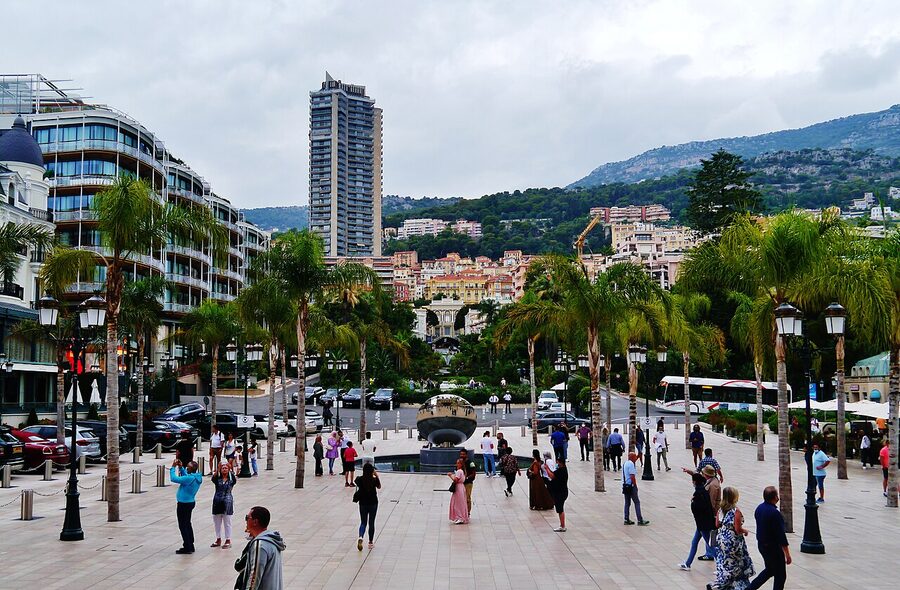 Place du Casino in Monaco
