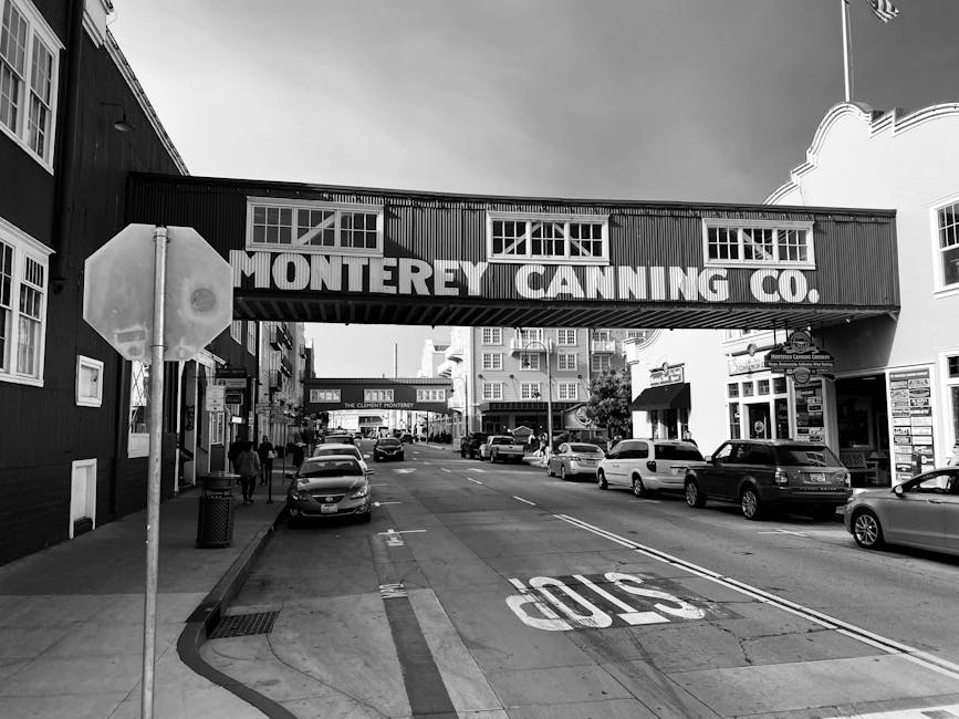 Monterey Canning Co street sign on Cannery Row