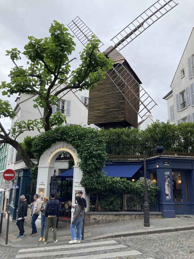Moulin de la Galette windmill restaurant Montmartre Paris