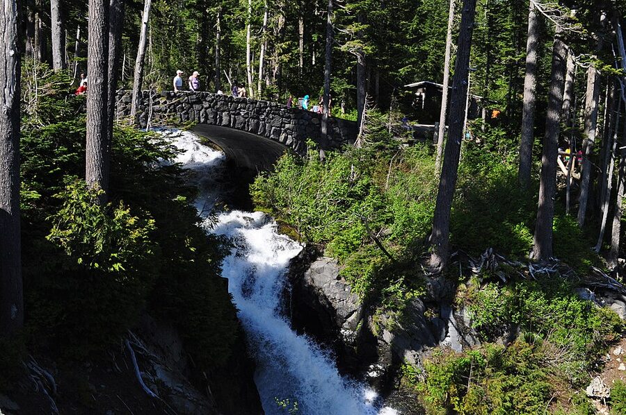 Narada Falls at Mount Rainier National Park