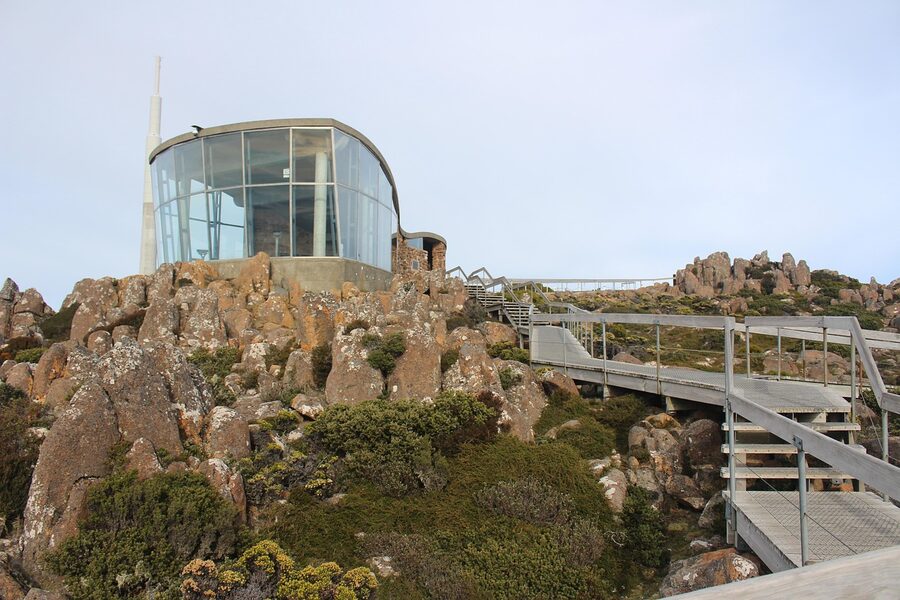 Mount Wellington Hobart Tasmania view from city