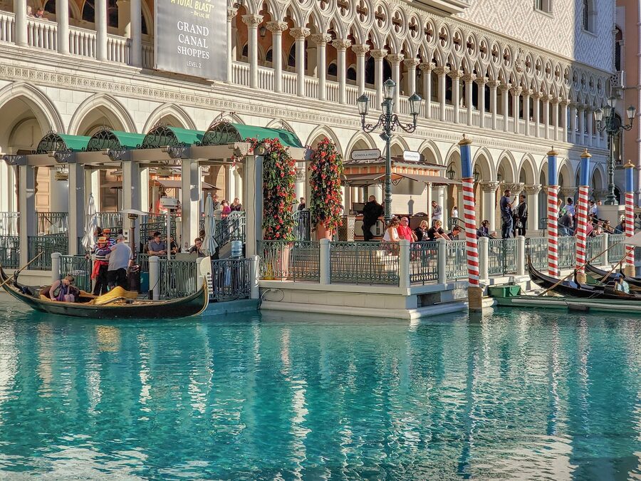 Venetian Hotel and Casino Las Vegas exterior architecture