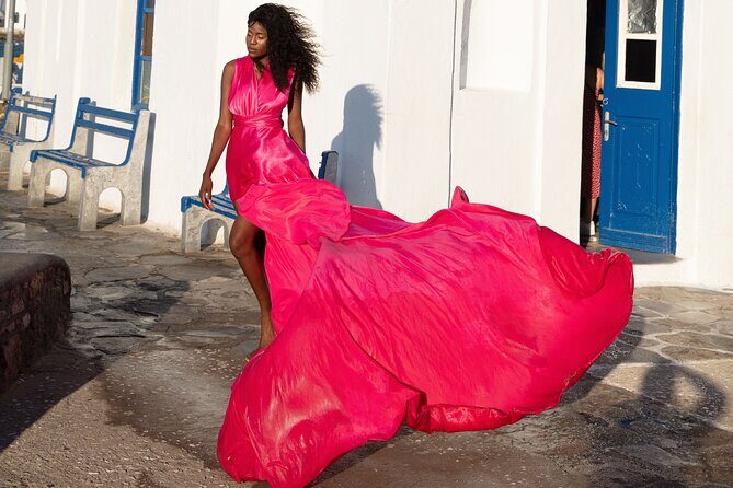 Mykonos Flying Dress High End Professional Photographer - Detailed Breakdown of the Itinerary