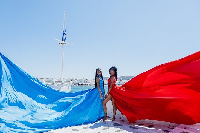 Mykonos Flying Dress Photoshoot - Location Highlights & Special Spots