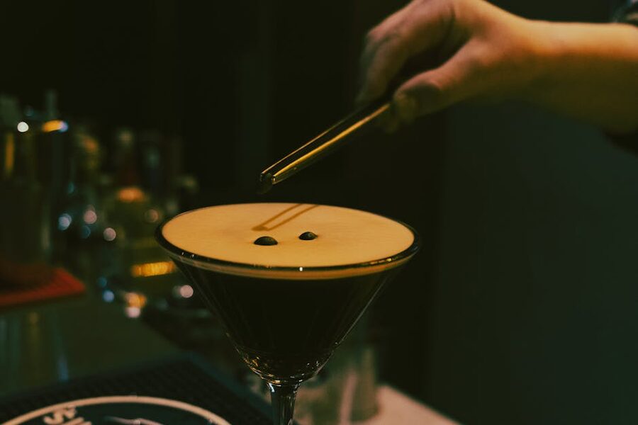 Bartender crafting a cocktail