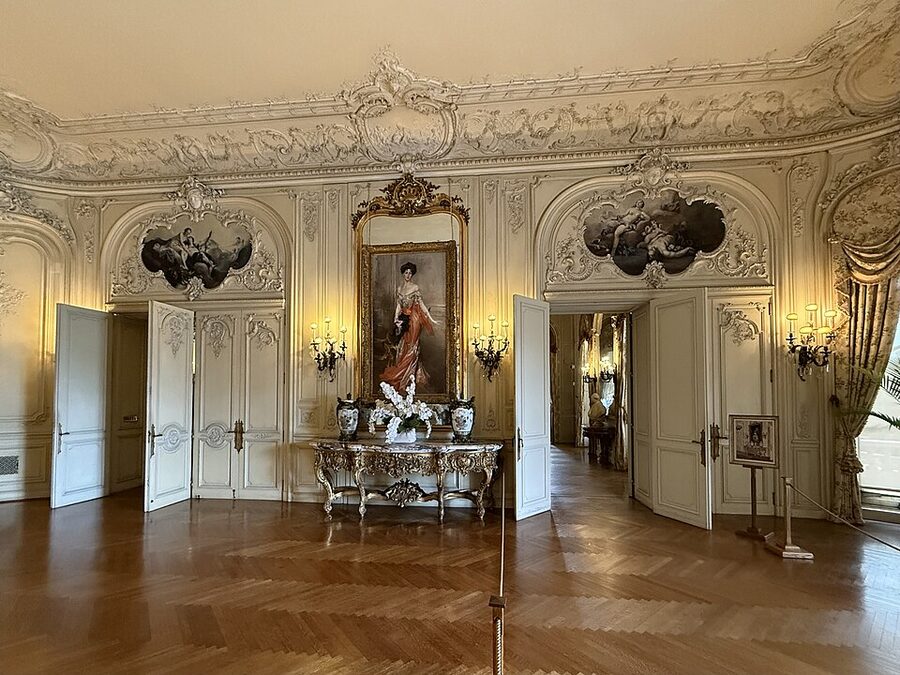 The Elms mansion ballroom interior Newport