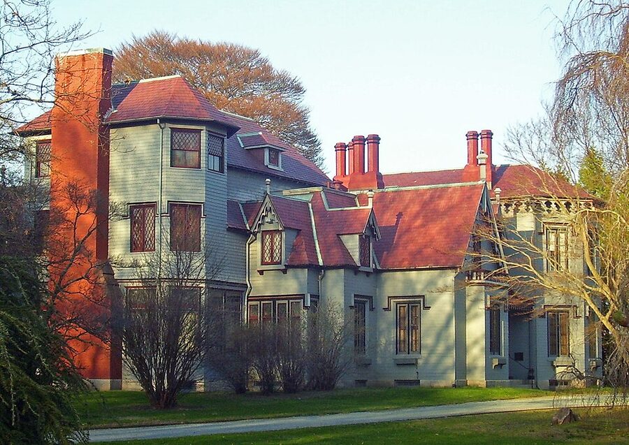 Kingscote mansion Newport Rhode Island Gothic Revival