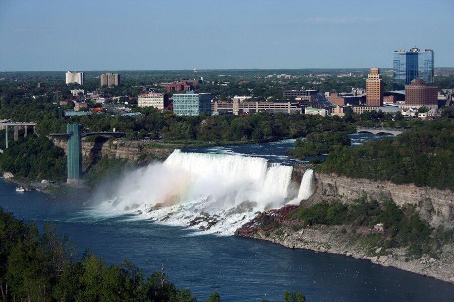 American Falls viewed from Goat Island in Niagara