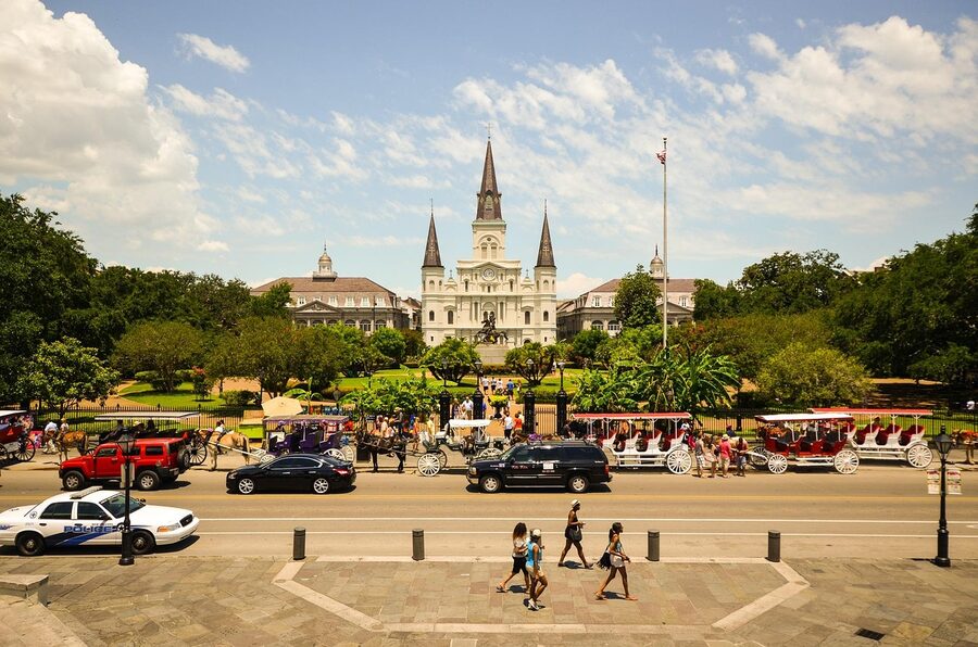 Jackson Square French Quarter New Orleans Louisiana
