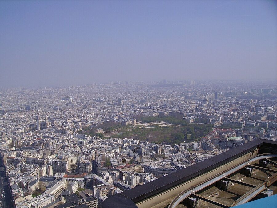 Notre Dame and Pantheon viewed from Tour Montparnasse