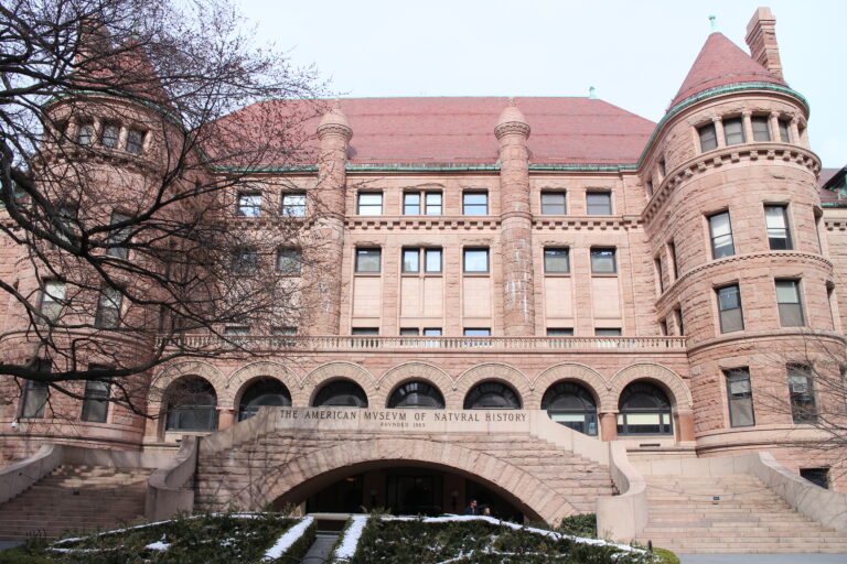 American Museum of Natural History exterior on Central Park West