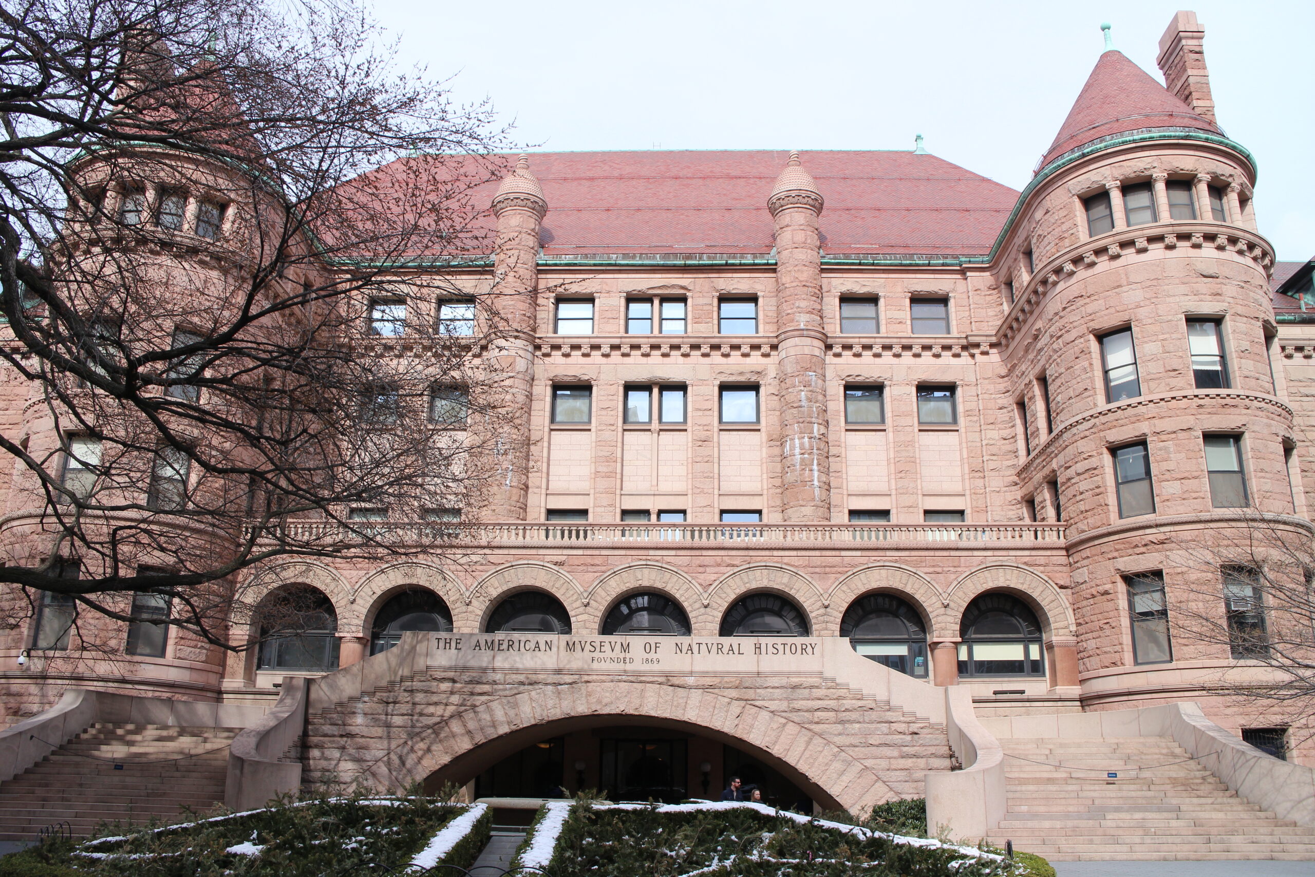 American Museum of Natural History exterior on Central Park West