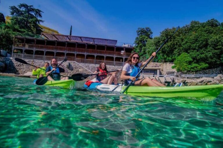 Opatija: Explore kayak adventure - Why the Guides Matter