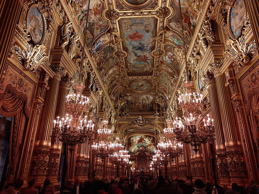 Grand Foyer interior at Palais Garnier