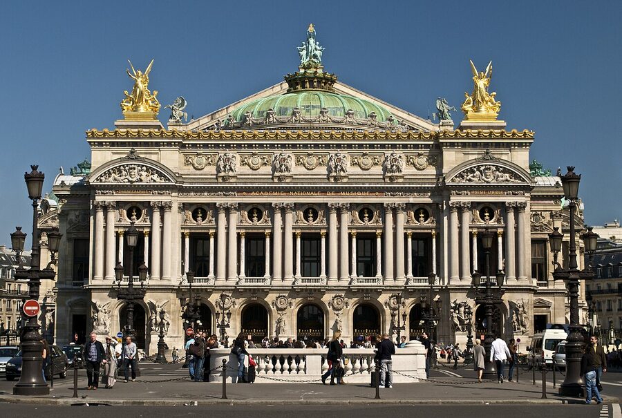Paris Opera Garnier full frontal architecture
