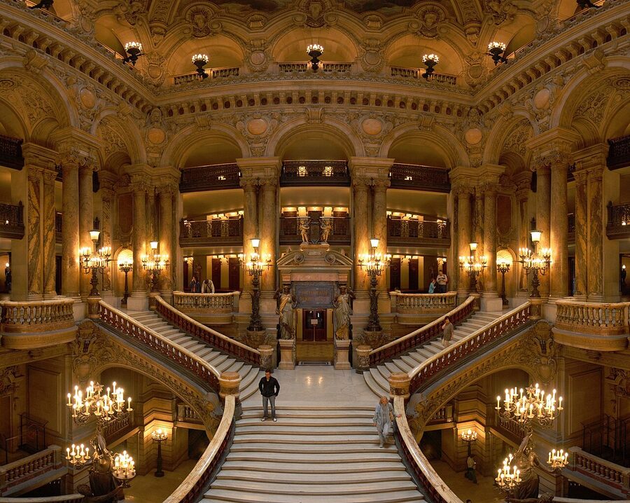 Palais Garnier Grand Escalier marble staircase