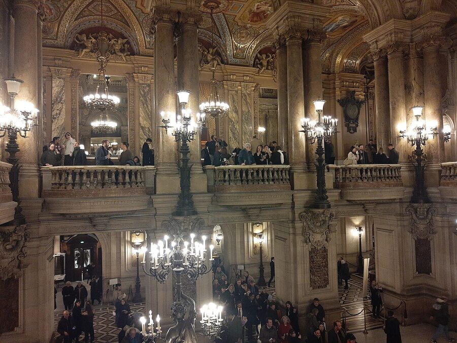 Marble escalier staircase at Palais Garnier