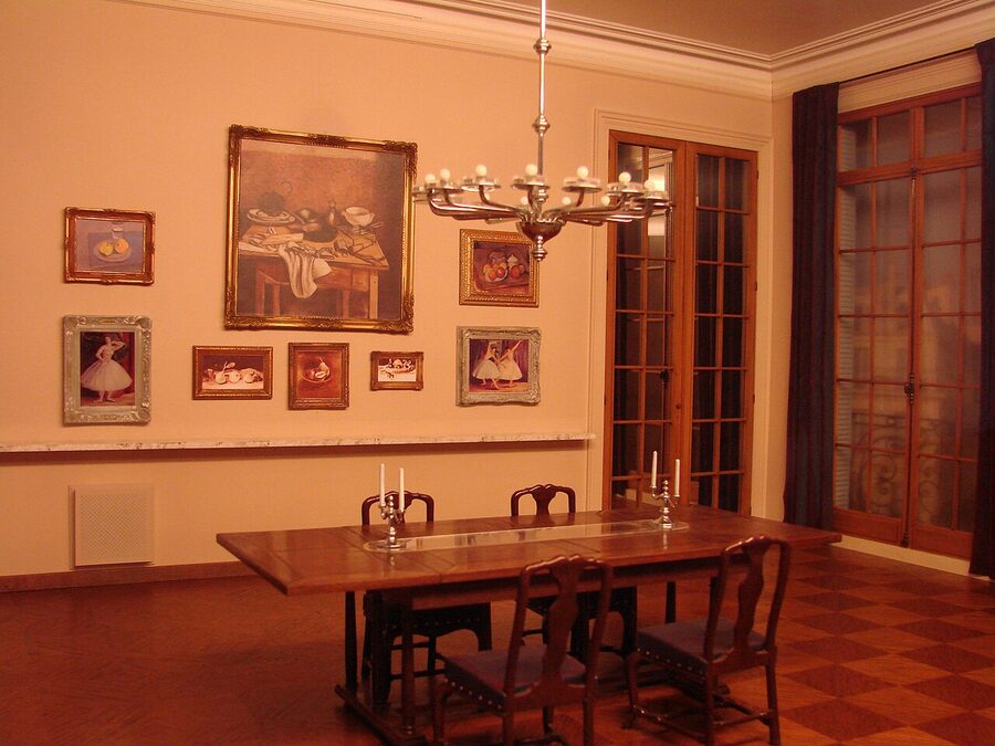 Musée de l'Orangerie facade and Tuileries railing in Paris