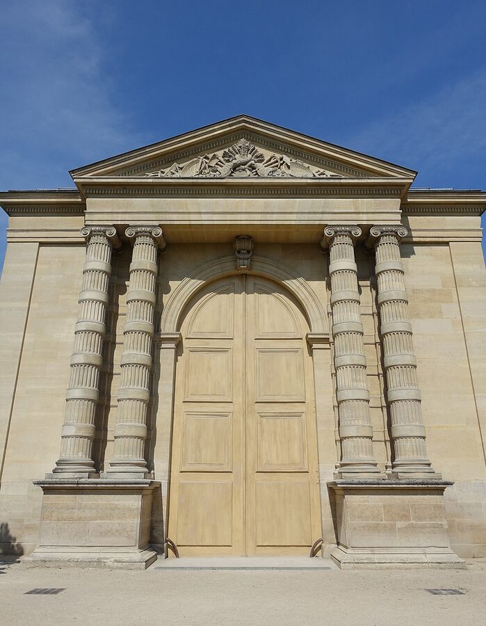 Musée de l'Orangerie exterior with Jardin des Tuileries in Paris