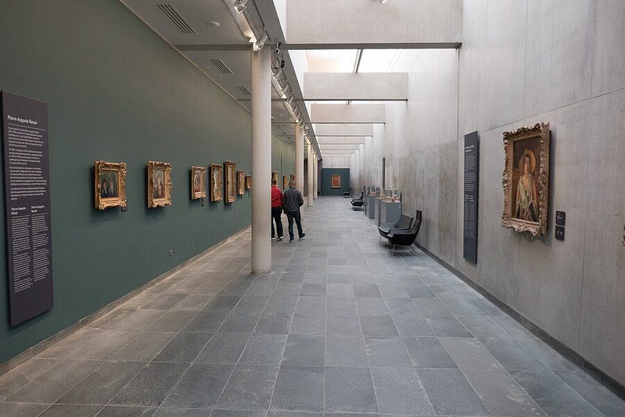 Walter and Guillaume collection hall on Niveau minus two of the Orangerie