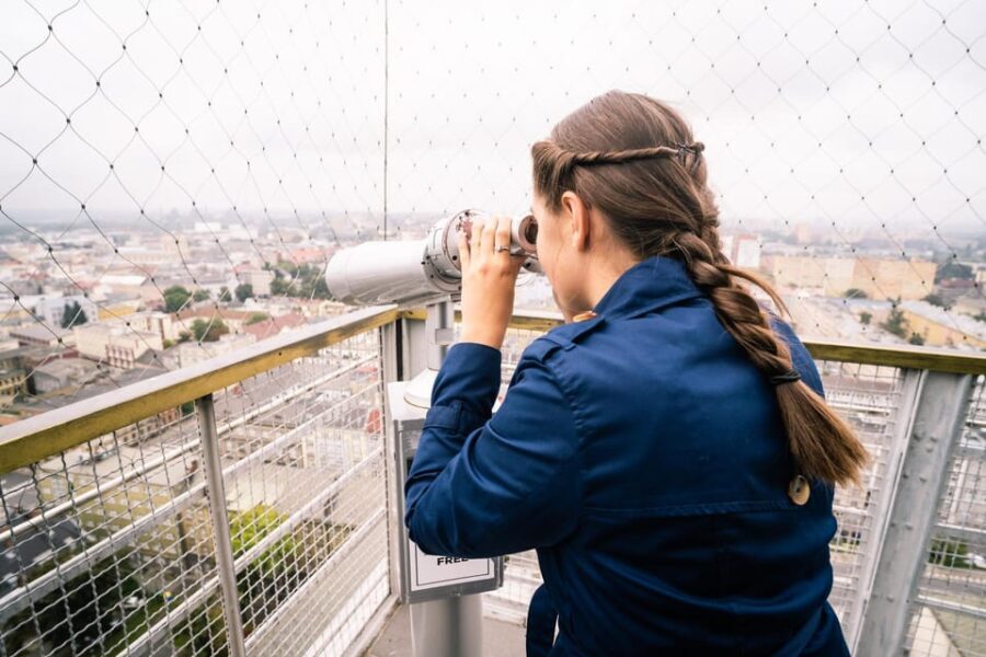 Ostrava: Entrance to the viewing tower of the new town hall - Why the Price Is a Great Deal