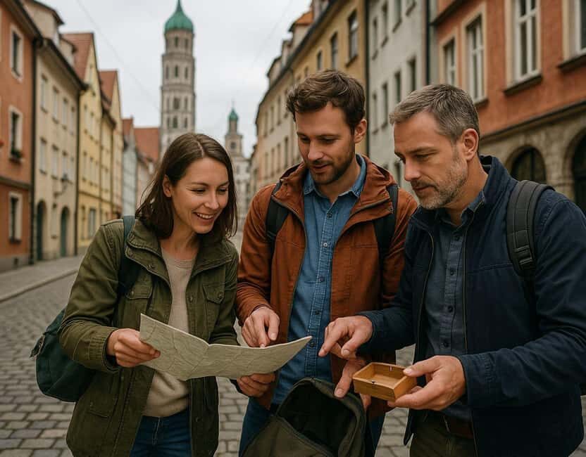 Outdoor Escape Game with Mystery Backpack Augsburg: The Merchant's Seal - The Route and Highlights