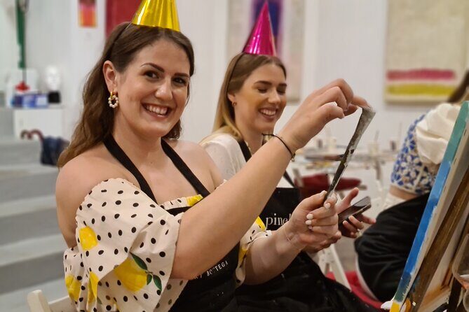 Painting party at Art Bottega - Paint & Wine Studio in Zadar - The Day’s Itinerary and What to Expect