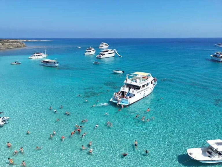 Paphos/Akamas: Blue Lagoon Bus & Boat Tour with Water Slide - Authentic Traveler Insights