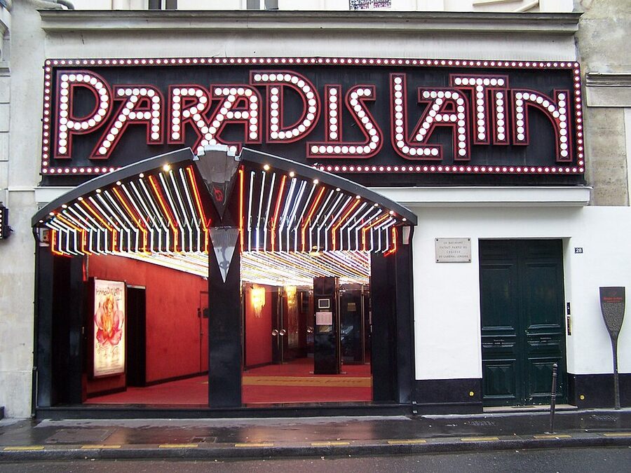 Paradis Latin building exterior in daylight