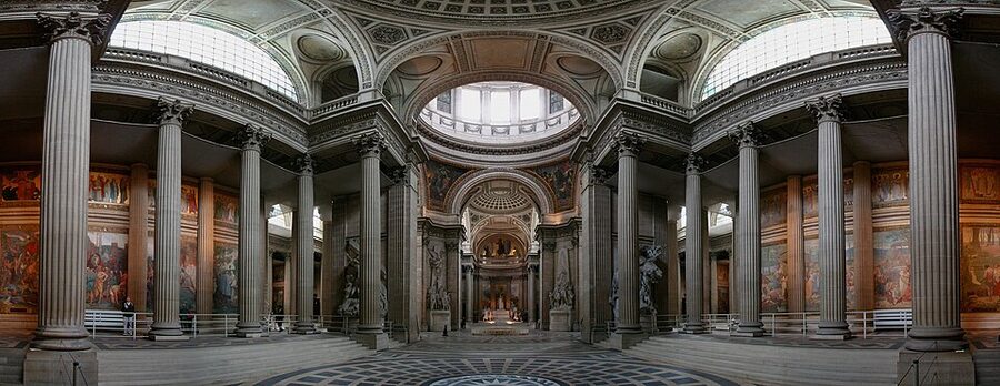 The Panthéon in Paris near Paradis Latin