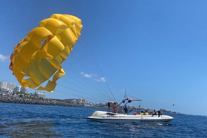 Parasailing flights on the coast of Adeje in Tenerife - The Itinerary Breakdown