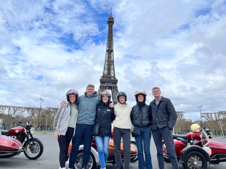 Paris by sidecar 1HR Tour - What’s Included and What to Keep in Mind