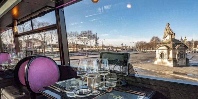 Paris: Champs Elysées Bus Toqué w/Lunch & Glass of Champagne - Practical Details and Tips for Your Tour