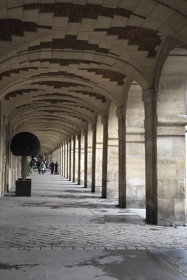 Place des Vosges in the Marais, Paris