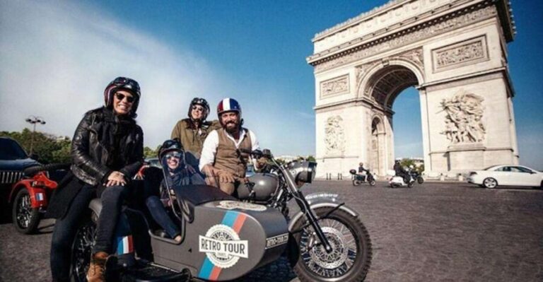 Paris Premium & Private Highlights city tour on Sidecar - What to Expect from the Tour