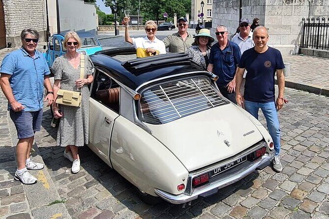 Paris TV Show Tour in a Open Top Vintage French Car Citroen DS - What to Expect from the Itinerary